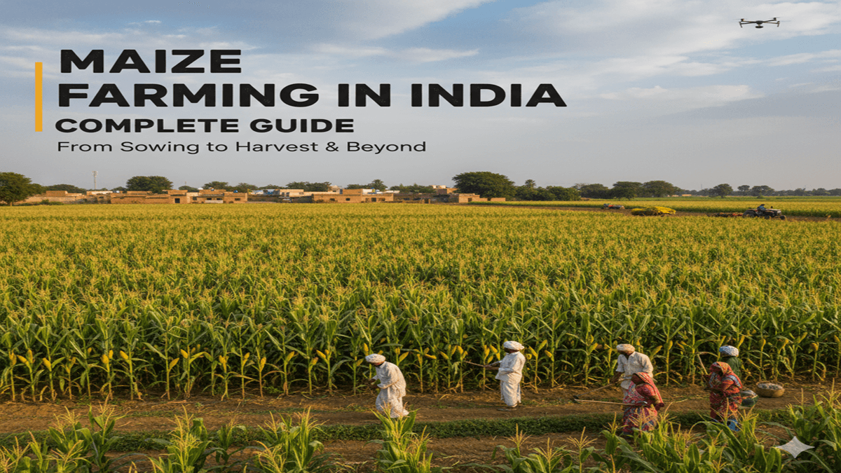 Maize Farming Guide 2026: मका लागवड करून मिळवा बंपर नफा; जाणून घ्या ...