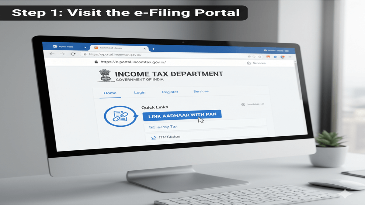 How To Link Aadhaar With PAN Online Step By Step