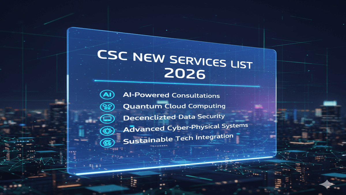 Csc New Services List 2026: VLEs की कमाई होगी दोगुनी! देखिए 20+ नई ...