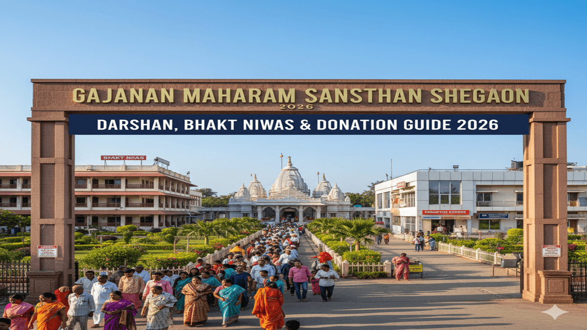 Gajanan Maharaj Sansthan Shegaon: भक्त निवासात रूम बुकिंग कशी करावी ...