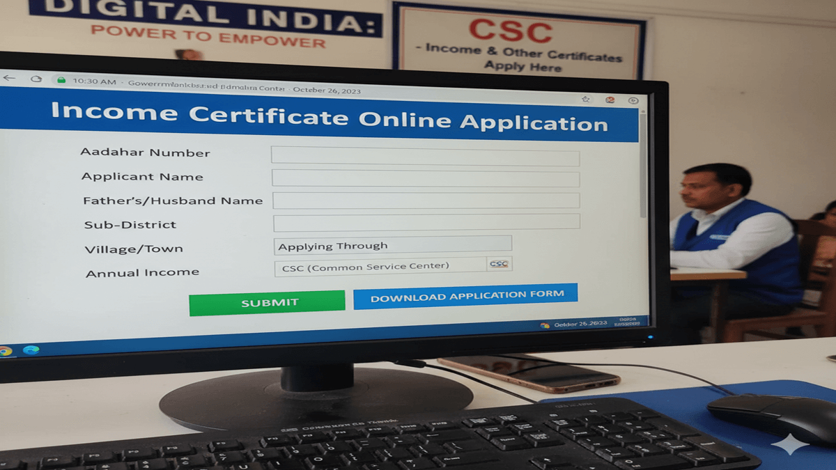 Income Certificate Online Apply Csc | Bada Udyog