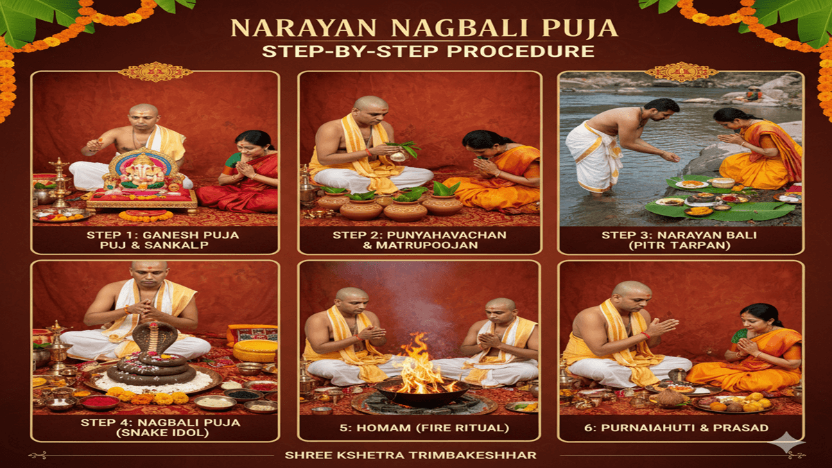 Narayan Nagbali Puja Procedure Step By Step | Bada Udyog