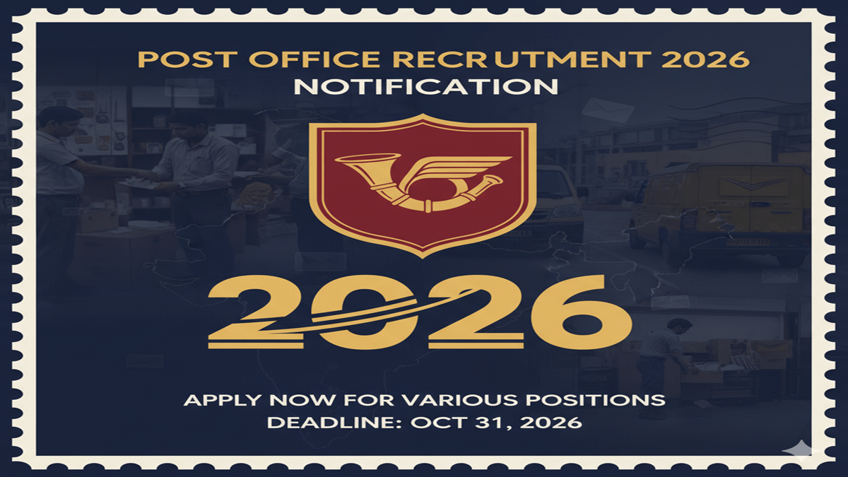 Post Office Bharti 2026 Notification